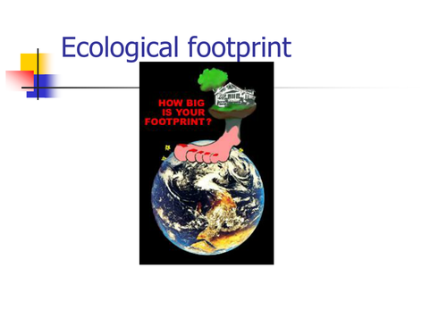 Ecological Footprint | Teaching Resources
