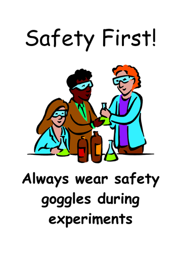Wear goggles poster | Teaching Resources