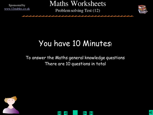 Problem Solving 12 Teaching Resources 