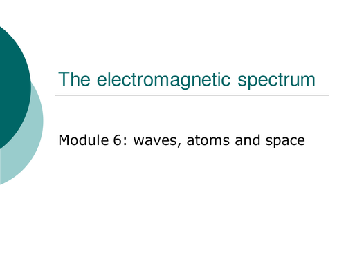 Electromagnetic Spectrum Teaching Resources
