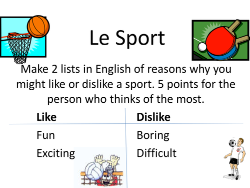 Reading & writing on sports & opinions | Teaching Resources