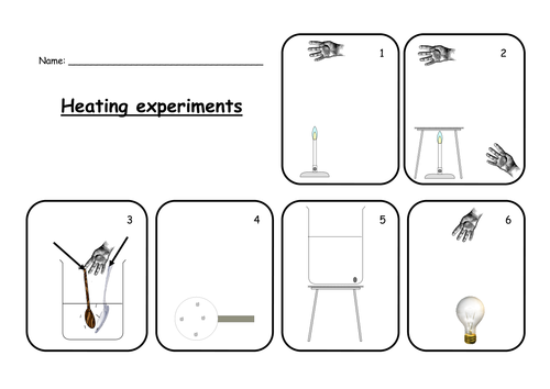 Heating Experiments | Teaching Resources