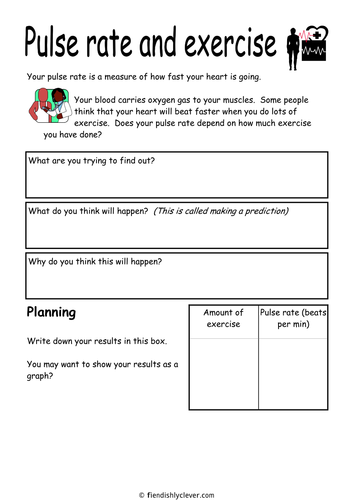 Pulse Rate and Exercise | Teaching Resources