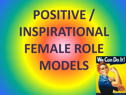 Positive female role models by NatPort - Teaching Resources - Tes