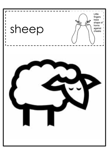 Makaton Farm Colouring by Ibuzzybea - Teaching Resources - Tes
