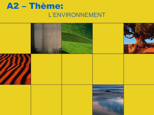 L'environnement | Teaching Resources