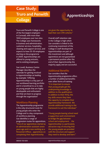 Case Study: Truro and Penwith College | Teaching Resources