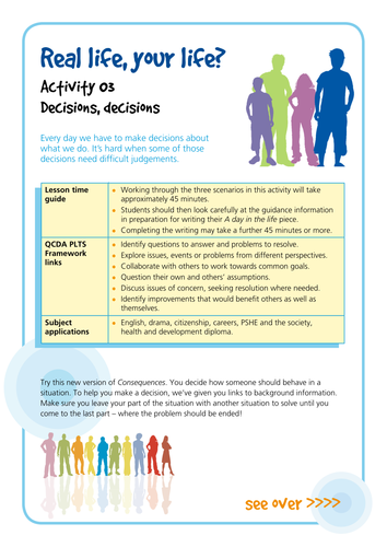 NHS Careers: Lesson Plan - Decisions, Decisions | Teaching Resources