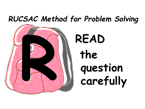 RUCSAC Method (Display Posters) | Teaching Resources RUCSAC Method (Display Posters) | Teaching Resources