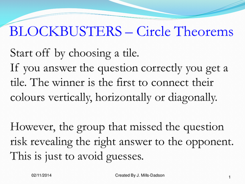 Circle Theorems - Complete Unit of Work by - UK Teaching Resources - TES