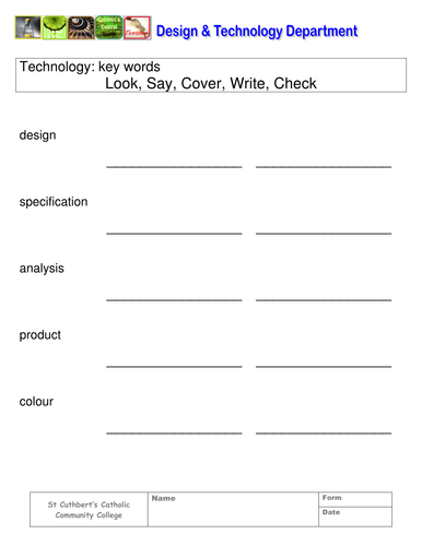 Literacy starter: Key word spellings | Teaching Resources