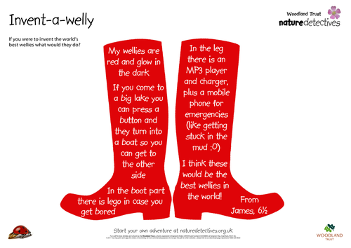 Design your own wellies | Teaching Resources