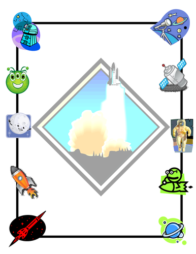 Space themed writing paper | Teaching Resources