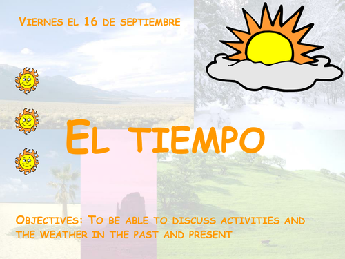 El tiempo | Teaching Resources