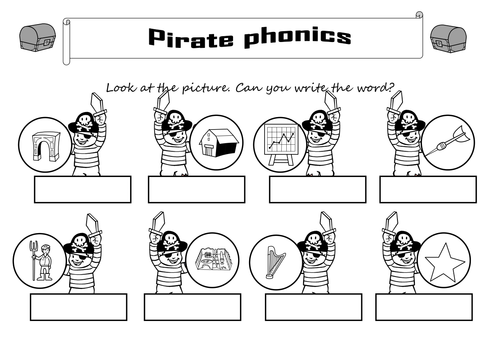 Pirate phonics work by kyleb99 - Teaching Resources - TES