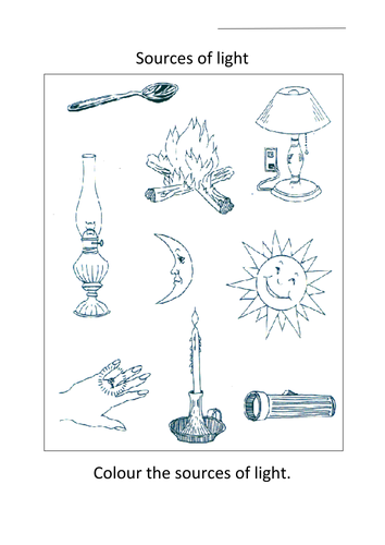 Identify light sources by HamiltonTrust - Teaching Resources - TES Identify light sources by HamiltonTrust - Teaching Resources - TES