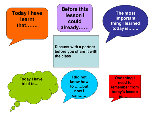 Thinking and Learning Plenary Mat by ejk - Teaching Resources - TES