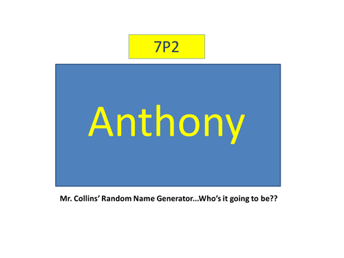 Random Name Generator | Teaching Resources Random Name Generator | Teaching Resources