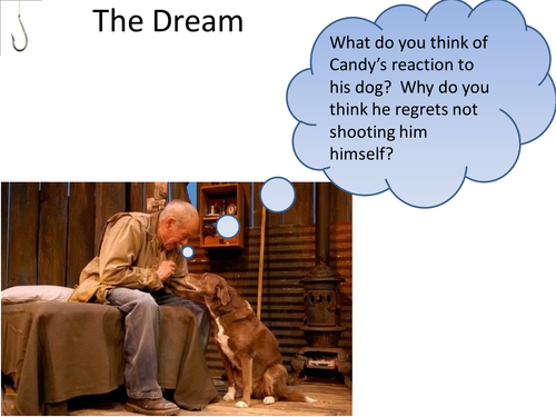 AQA Unit 3 part a language Of Mice and Men sow | Teaching Resources