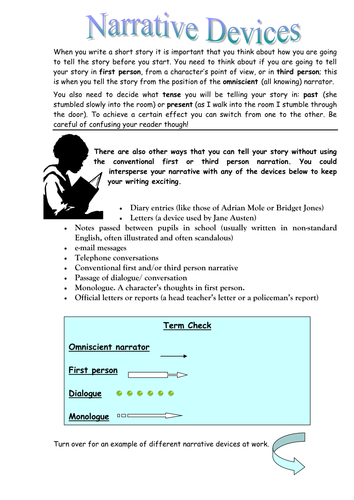 Narrative writing in different styles | Teaching Resources