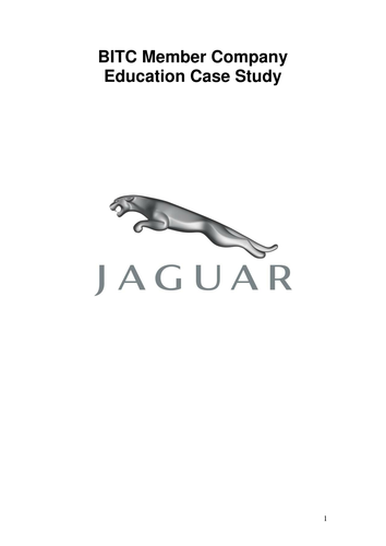 Jaguar Case Study | Teaching Resources
