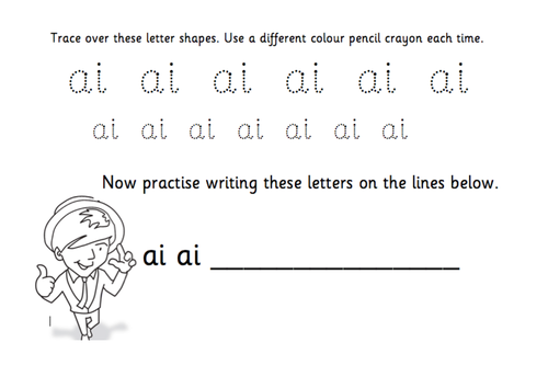 TES Phonics Does Handwriting - ai | Teaching Resources