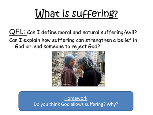 What is evil & suffering? | Teaching Resources