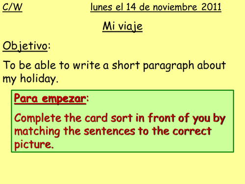 Buen viaje | Teaching Resources