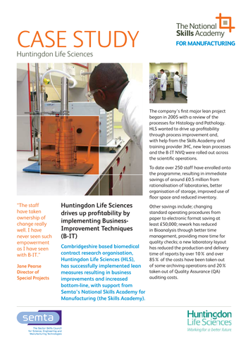 Huntingdon Life Sciences Case Study | Teaching Resources