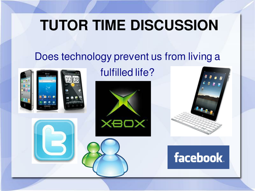 The impact of technology on our lives - discussion | Teaching Resources