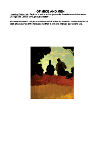 Analysis of Chapter 1 Of Mice and Men | Teaching Resources