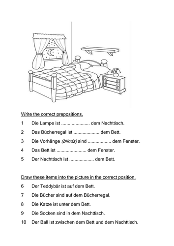 Mein Zimmer | Teaching Resources