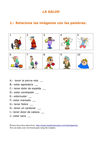 La salud | Teaching Resources