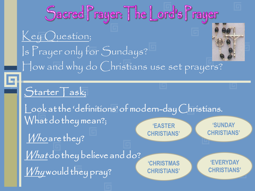 The Lord's Prayer | Teaching Resources