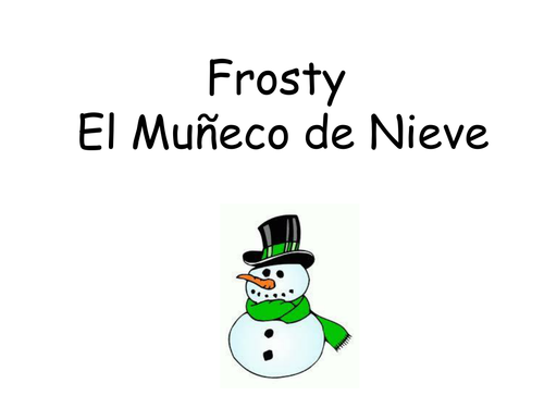 Frosty El Muñeco de Nieve | Teaching Resources