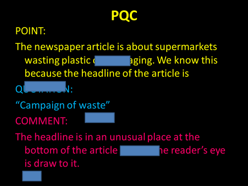 THE CAMPAIGN AGAINST WASTE - Non-fiction task | Teaching Resources