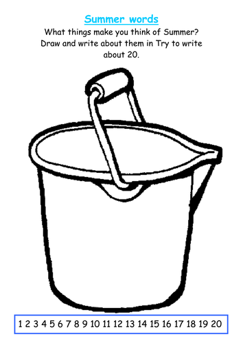 What Summer words can you think of? | Teaching Resources