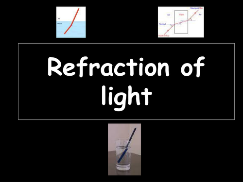 Refraction of light PPT by becilees - Teaching Resources - Tes