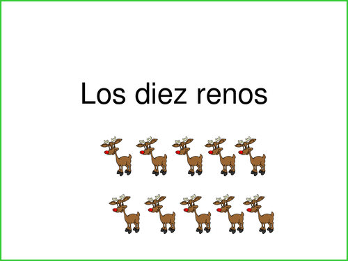 Los diez renos | Teaching Resources