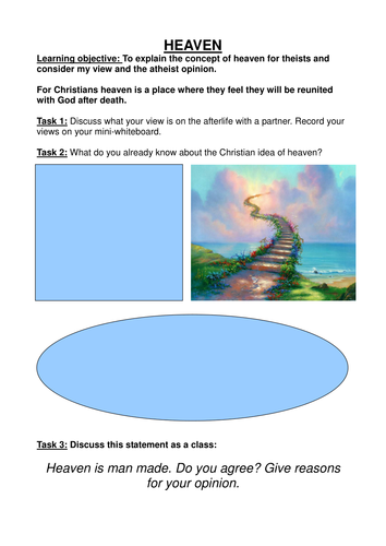 The Christian concept of heaven | Teaching Resources