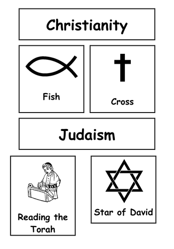 Religious symbols and places of worship cards by ruthbentham - Teaching ...