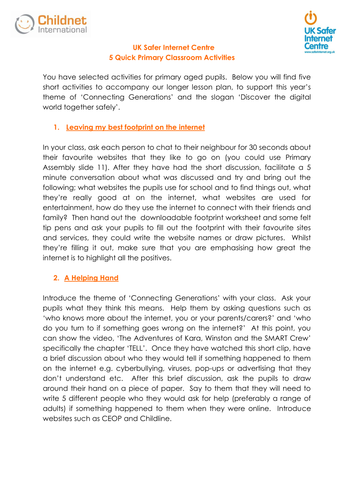 Childnet's Shop - Teaching Resources - TES