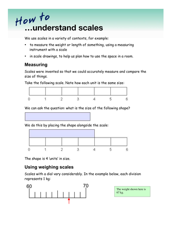 Key Skills in Travel - How to Understand Scales | Teaching Resources