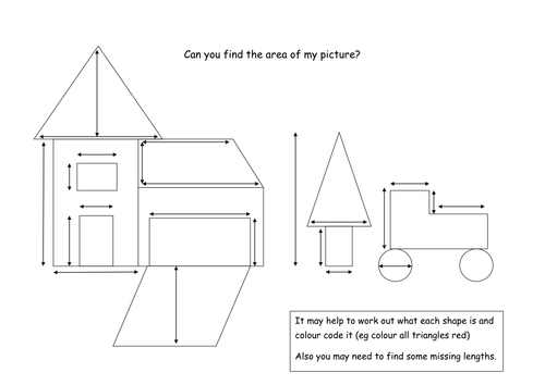 Area picture - can be diferentiated | Teaching Resources