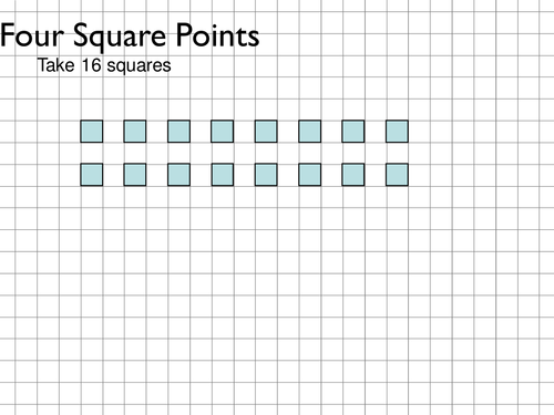 Four Square Points. Investigation | Teaching Resources
