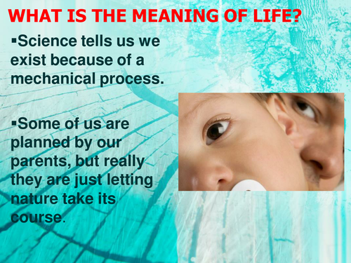 What is the meaning of life? | Teaching Resources