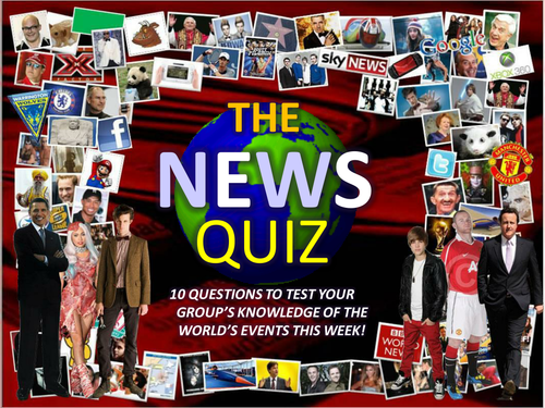 The News Quiz 16th - 20th January 2012 | Teaching Resources