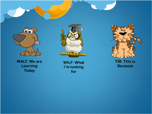 Walt, wilf and tib cards by - UK Teaching Resources - TES