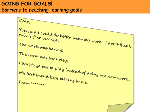 SEAL: Going for Goals - Year 4 | Teaching Resources