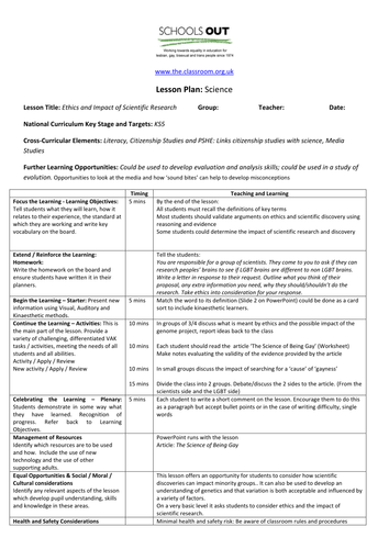 Ethics and Impact of Scientific Research | Teaching Resources